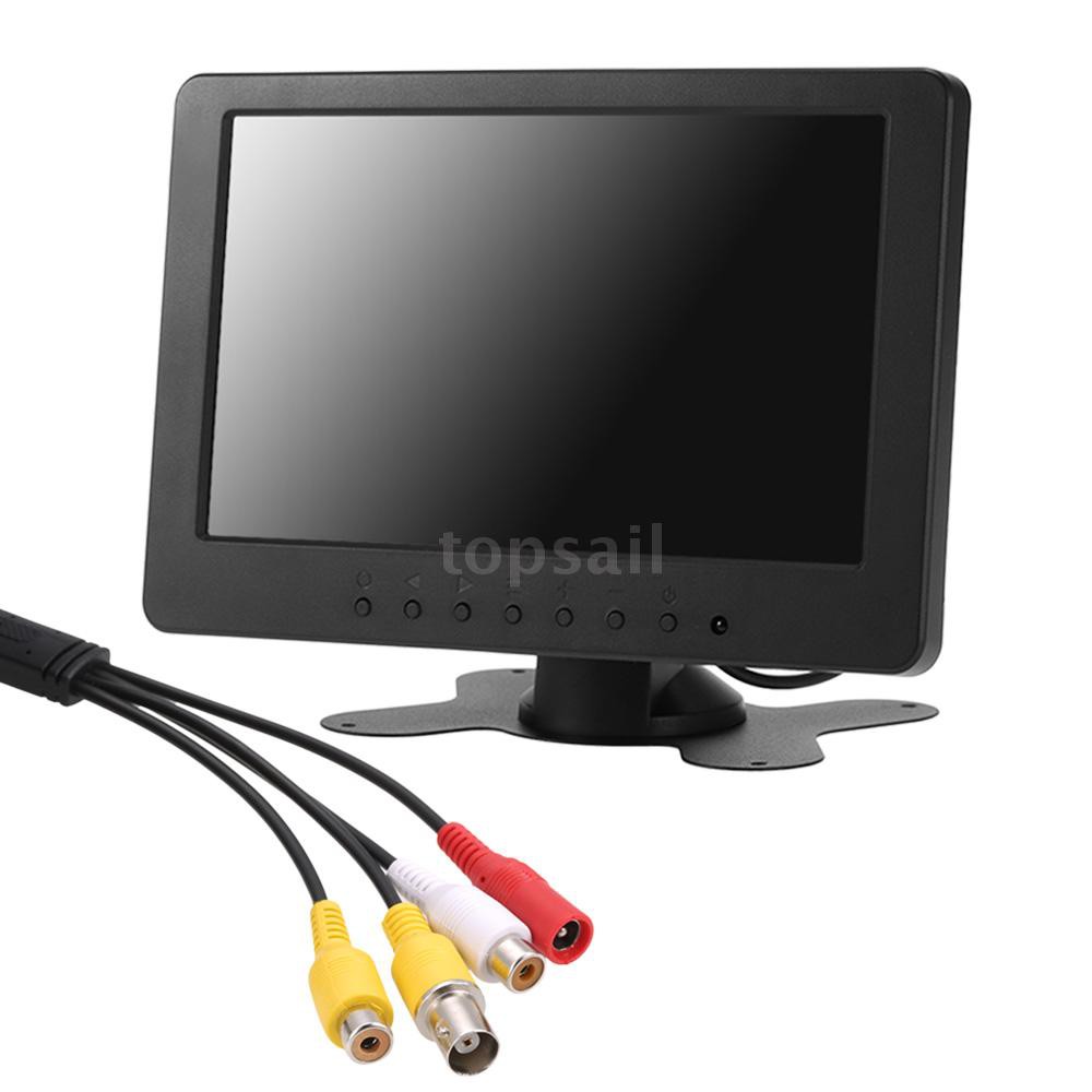S701 7 inch TFT LCD Monitor Screen 16:9 1024 * 600 BNC AV Video Audio ...