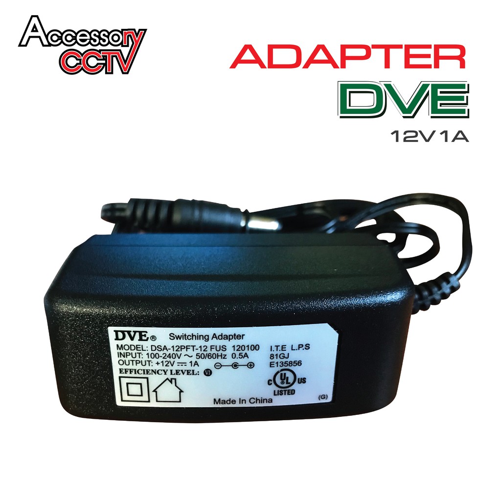 Adapter cctv 12V 1A. | Shopee Thailand