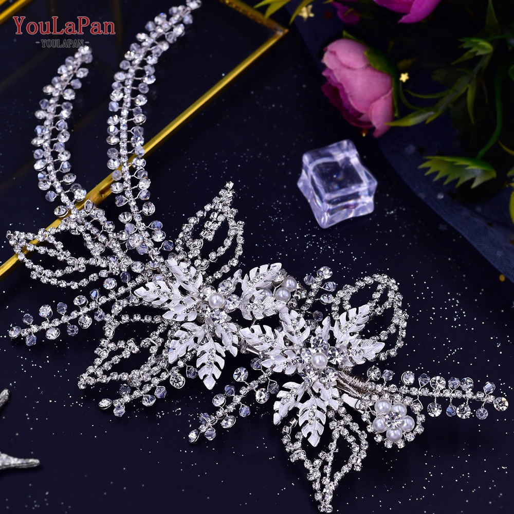 กิ๊บติดผมTOQUEEN H254 Bridal Side Cli Wedding Tiara Bridal Hair ...