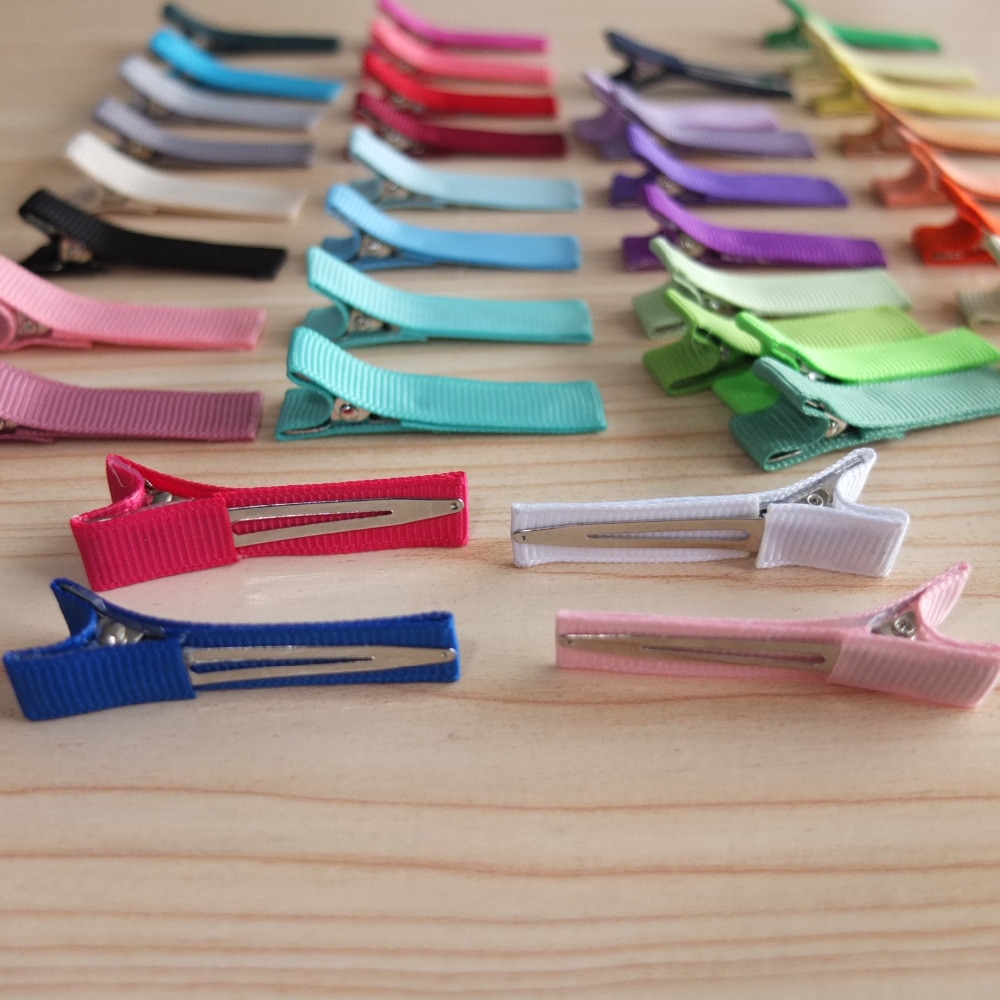 Wholesale Clips 1.75'' Single prong Clips Lined Clips Hair barrette ...