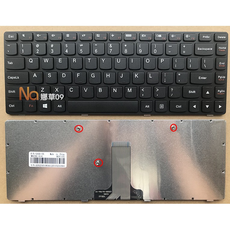 Spot new Lenovo Lenovo G400 G405 G490 G490AT G410 keyboard English ...