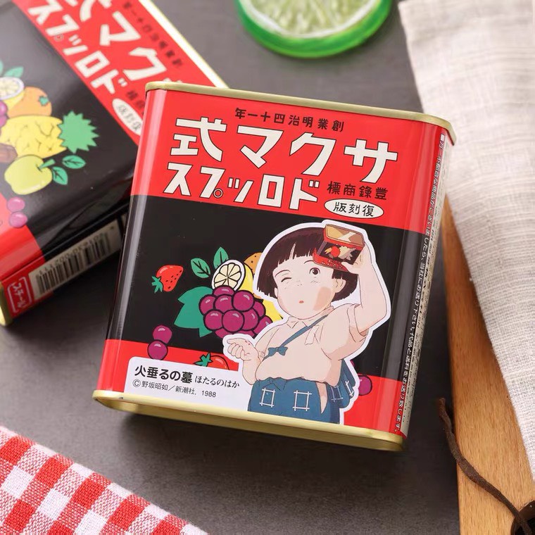 พร้อมส่ง！！ ลูกอมสุสานหิงห้อย sakuma candy ลูกอม Studio Ghibli สตูดิโอ ...