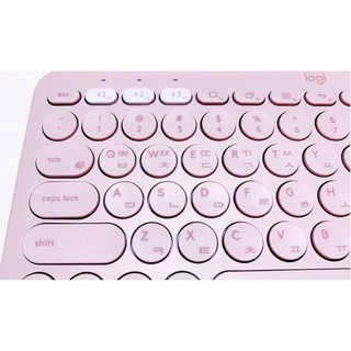 Logitech Genuine K380 Bluetooth Keyboard Korean English Layout (Pink ...