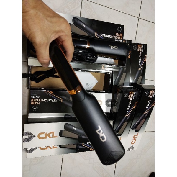 เครื่องหนีบผมCKL-785รุ่นใหม่ปรับอุณหภูมิได้มีมอก.หนีบเรียบเงางามถนอมเส้นผมรูปทรงสวยงามสดุดตาที ...