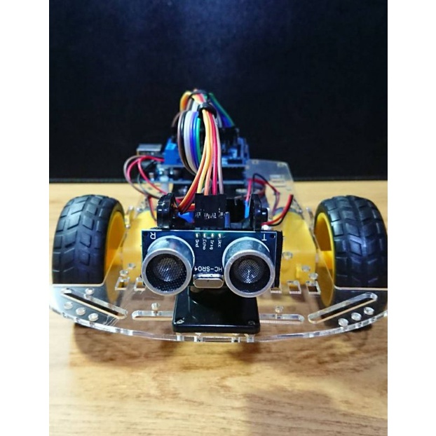 Arduino Car-มีโค้ด ประกอบแล้ว รถ Arduino รถหลบหลีกสิ่งกีดขวาง 2WD ...