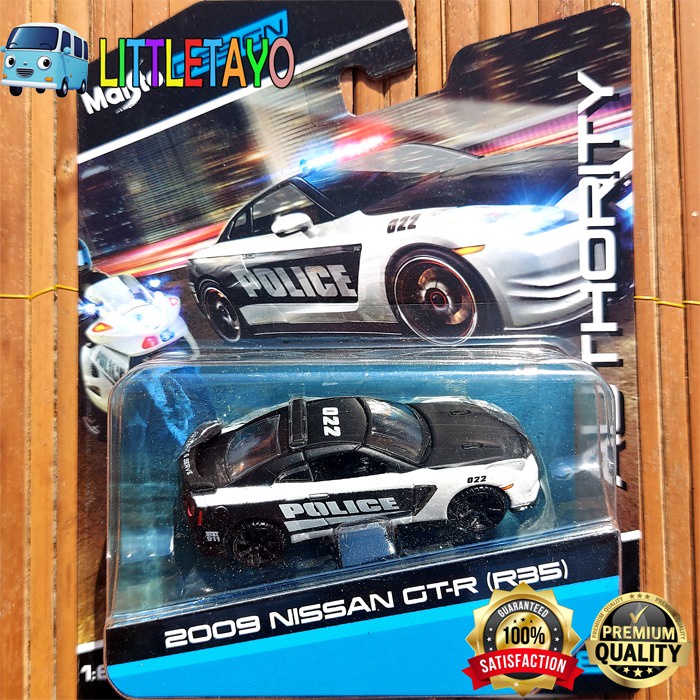 Maisto DESIGN 2009 NISSAN GT-R R35 POLICE - SKYLINE R32 R33 R34 240Z ...
