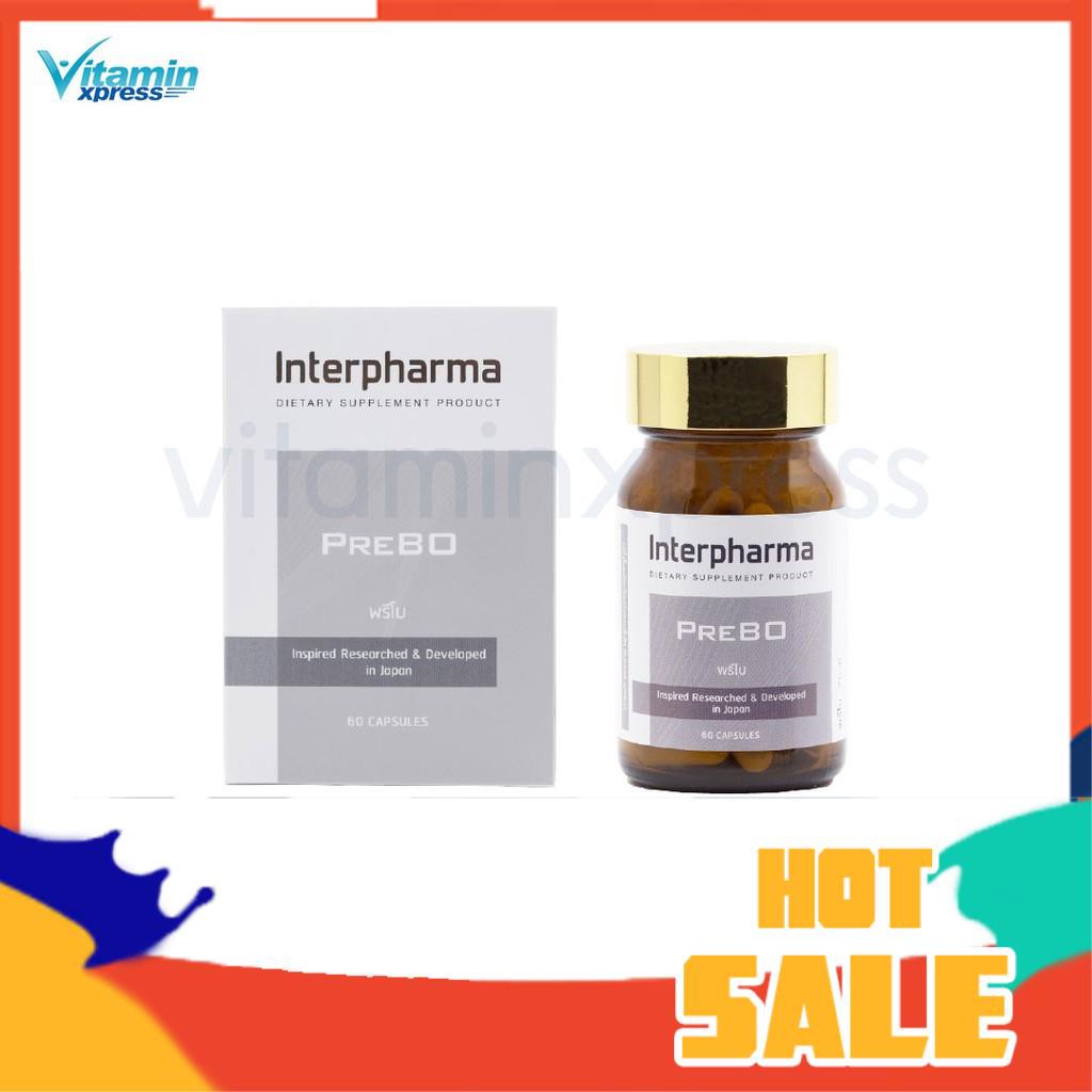 Exp. 1022 PreBO Interpharma พรีโบ ของแท้ 60 แคปซูล PROBAC 7 โปรไบโอติก ...