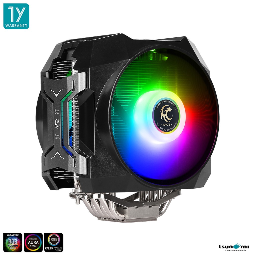 ( 6 HeatPipe) Tsunami Protector Series TSS-9000 TDP 200W CPU Cooler ...