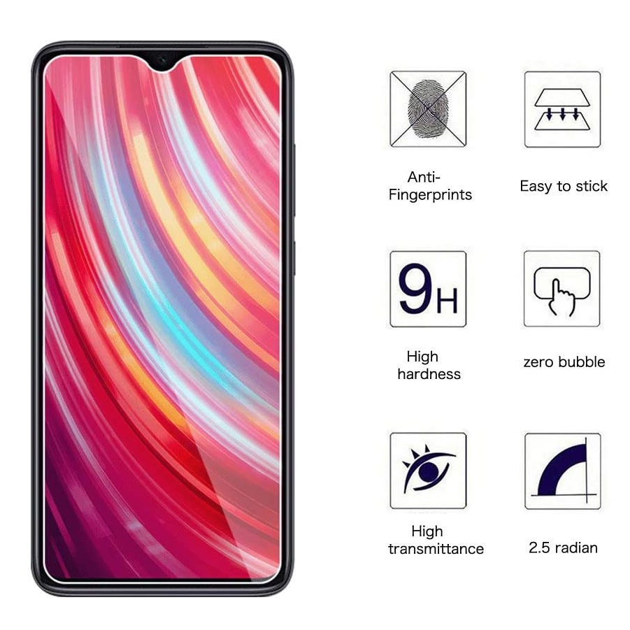 (2ชิ้น) Redmi Note 7 7 Pro 8 8 Pro 9 9s ฟิล์มกระจกนิรภัย ฟิล์มกระจก Tempered Glass Screen ...