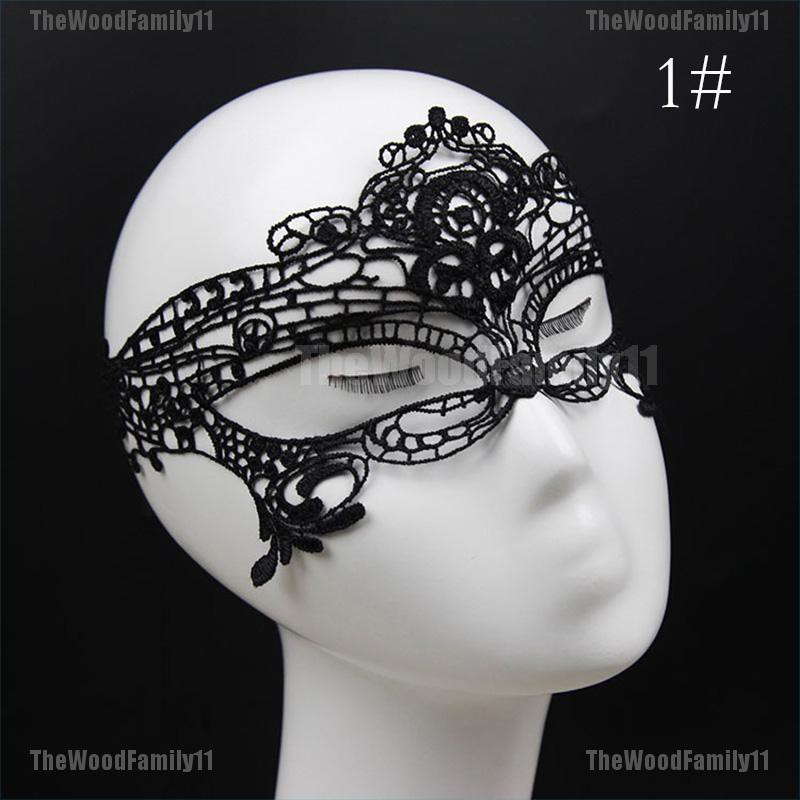 TWF Eye Mask Sexy Lace Venetian Masquerade Ball Halloween Party Fancy ...