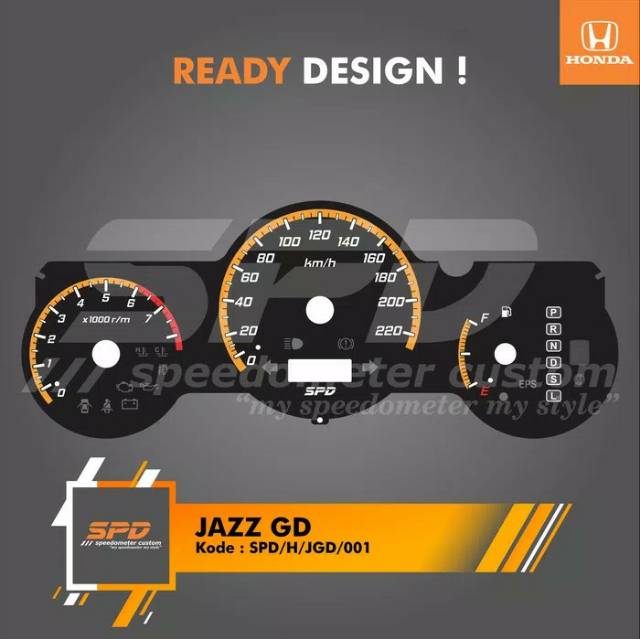 เครื่องวัดความเร็ว SPD ออกแบบ JAZZ GD - panelspdspeedometer.th - ThaiPick