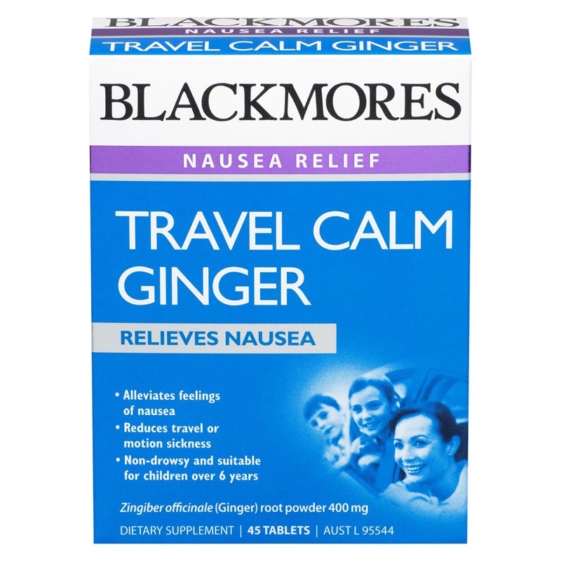 Blackmores Travel Calm Ginger 45 Tablets | Shopee Thailand