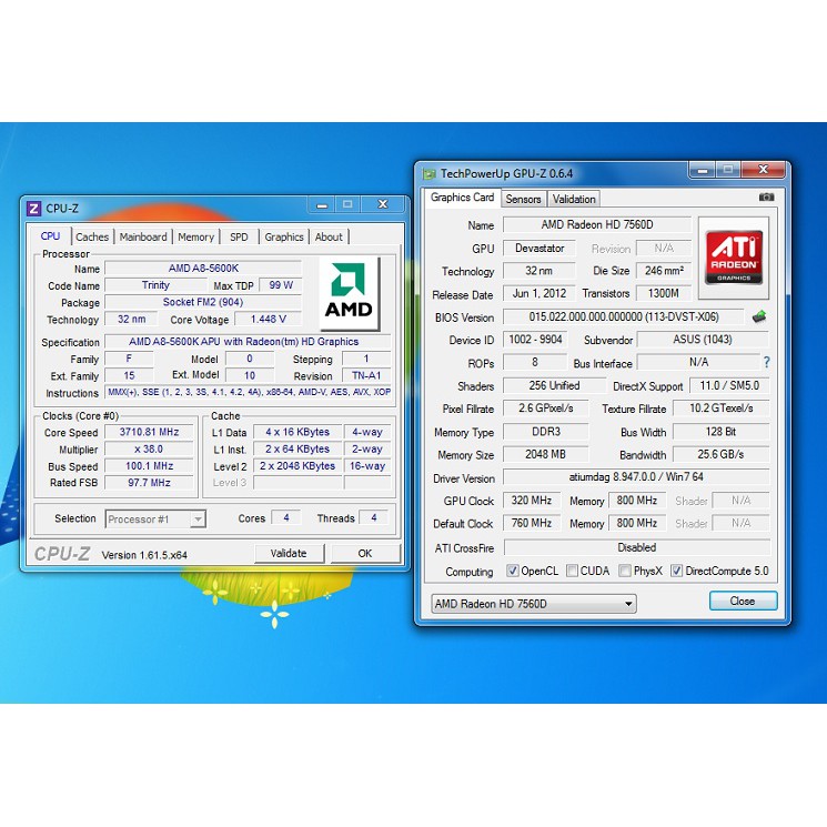 CPU AMD FM2 A10-5800K 3.9Ghz Turbo 4.2Ghz+MB FM2+ - pornkamol39 - ThaiPick