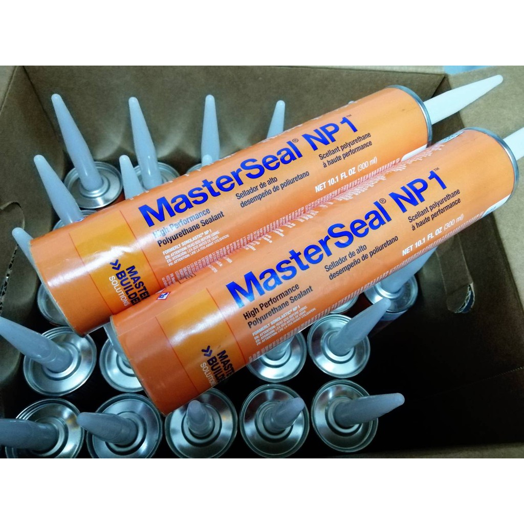 กาวยาแนว MasterSeal NP1 สีขาว ขนาด 300Ml***แบบแพ็ค 12 หลอด** | Shopee ...