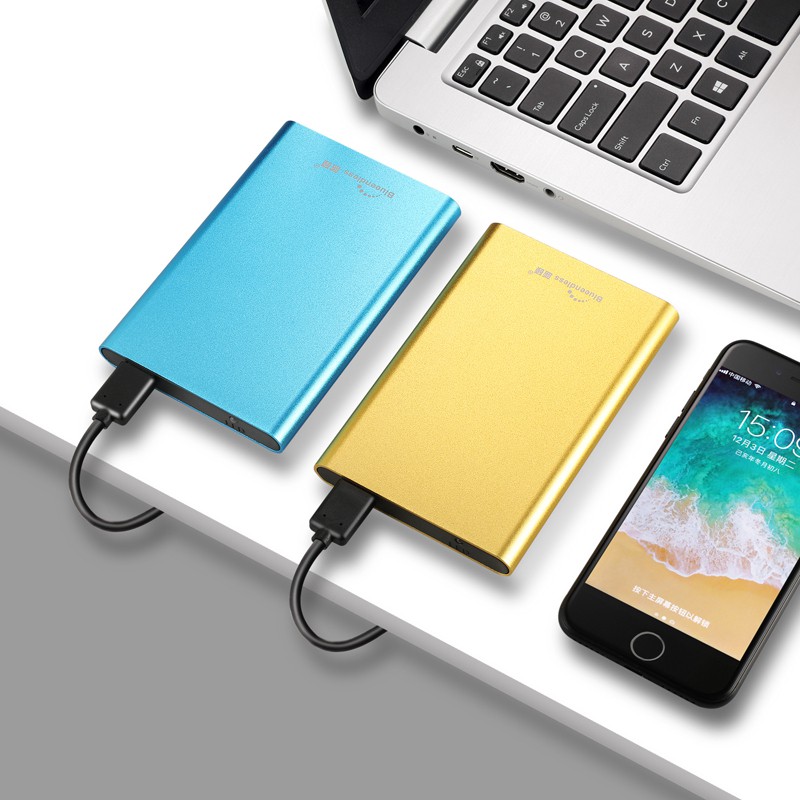 ฮาร์ดดิสก์：Blueendless ortable External Hard Drive 1TB USB3.0 disco ...