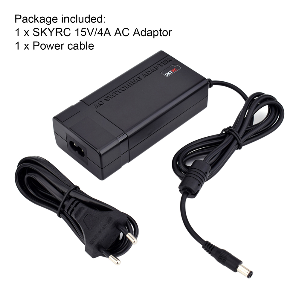 SALESKYRC AC Adaptor 15V 4A Power Supply Adapter AC to DC for IMAX B6 ...