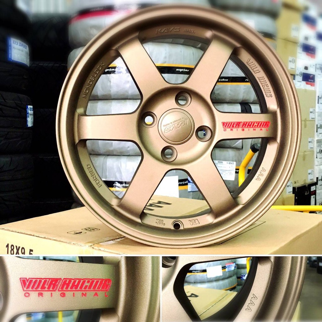 ล้อแม็กซ์ 18"TE37SUV โลโก้แดง ขอบ18" กว้าง 9" | Shopee Thailand