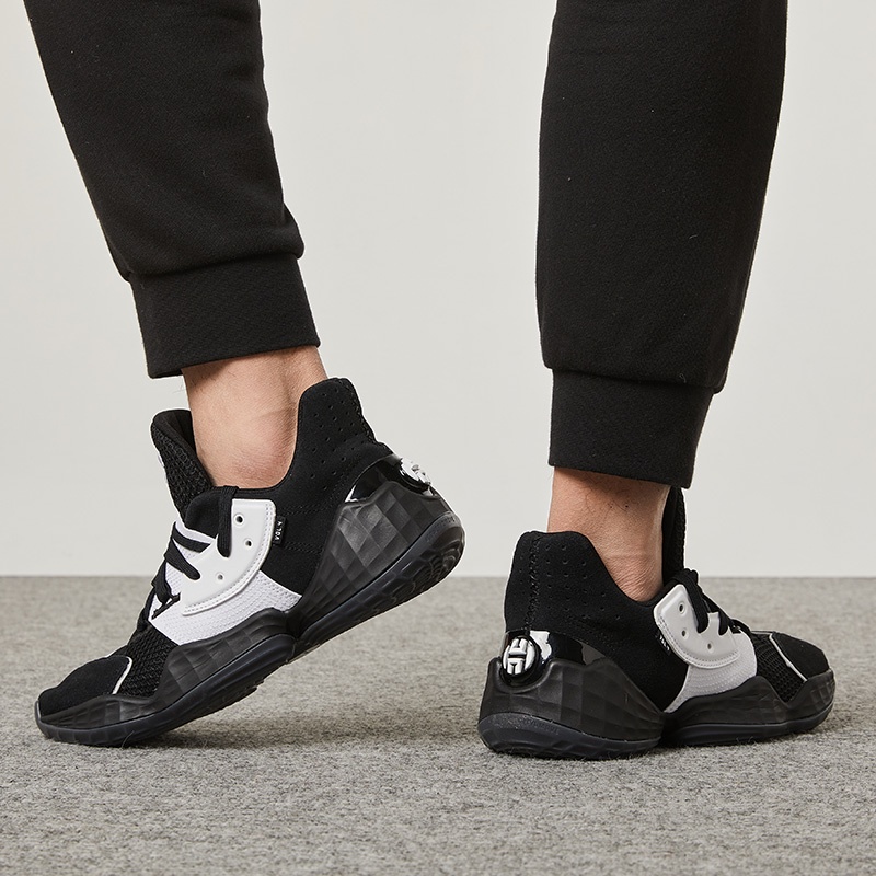 ﺴadidas Adidas Harden รองเท้าผู้ชายสีดำและสีขาวรองเท้ากีฬาสวมทนรองเท้า ...