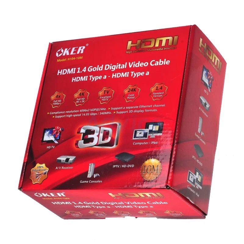 สาย hdmi Cable HDMI (V.1.4) MM (5M10M) OKER H104 - A0062210 - moomsuen..maisuai - ThaiPick