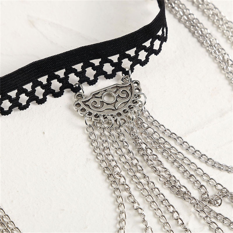 seng Metal Lady Body Chain Sexy Style Simple Multilayer Bead Pendant ...