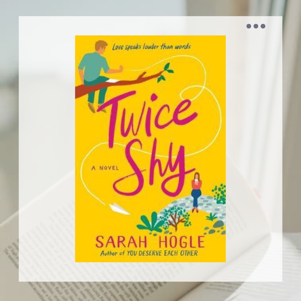 Twice Shy By Sarah Hogle - author of You Deserve Each Other | Shopee ...