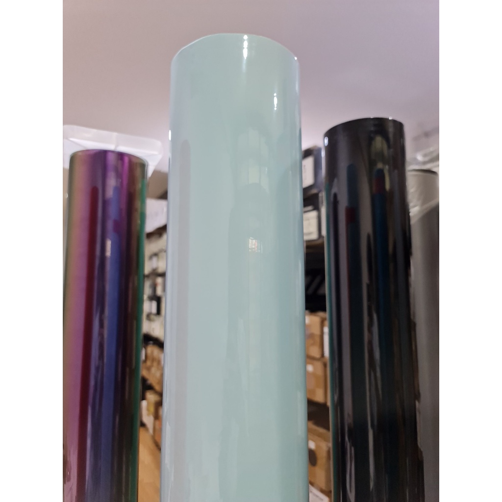 Colorflash Wrap film สีฟ้า ฟิล์มเปลี่ยนสีรถ สีรถยนต์ มอเตอร์ไซค์ ฟิล์มกันรอย กัน UV ฟิล์มติดรถ ...