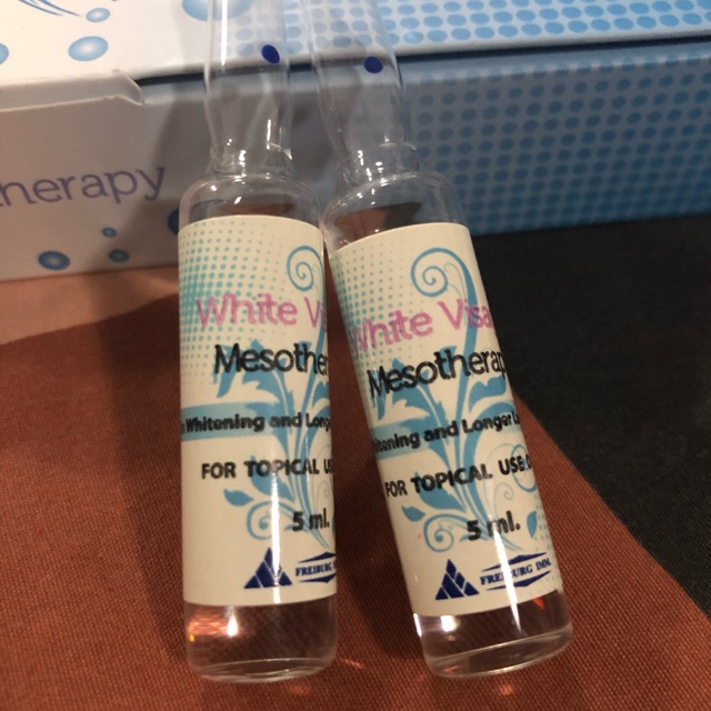 เซรั่มน้ำ เมโสหน้าใส ผสมเซรั่มบำรุงก่อนนอน meso white - auraslim_shop ...