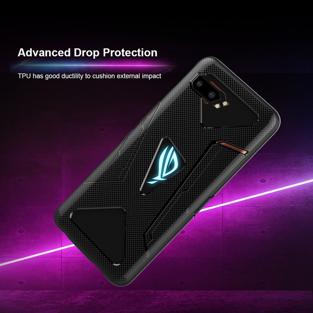 เคสโทรศัพท์แบบใส ASUS Rog3 สำหรับ rog Phone 2 Ultra Thin Clear สีดำ ...