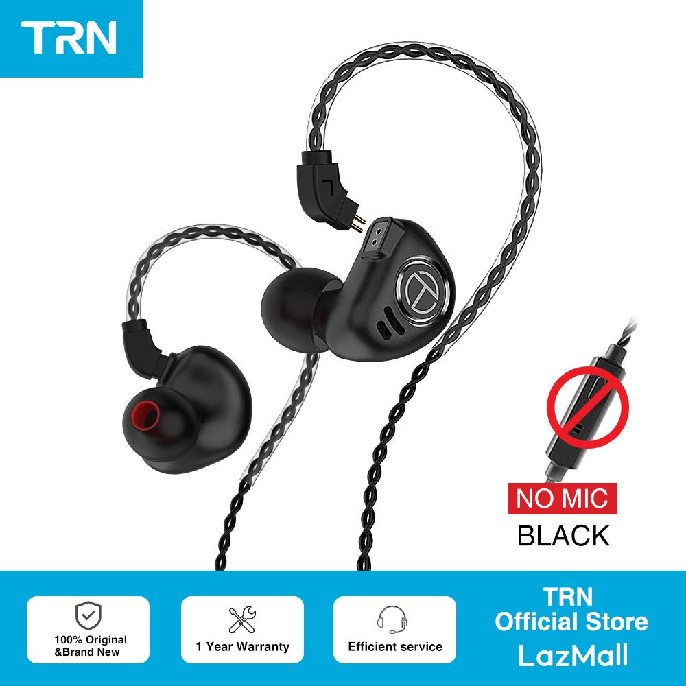 (COD)SALE TRN V90 4BA 1dd โลหะชุดหูฟังไฮบริดหน่วยไฮไฟเบสหูฟังในหู ...