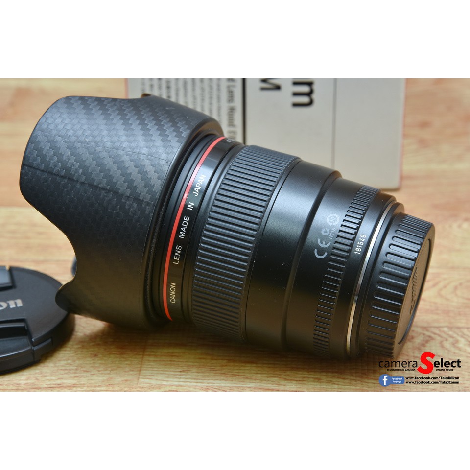 โปรโมชั่้นลดราคา เลนส์ฟิก Canon EF 35 1.4L รหัส UB สภาพนางฟ้า อดีตประกันร้าน พร้อมฮูดแท้ ถุง ...