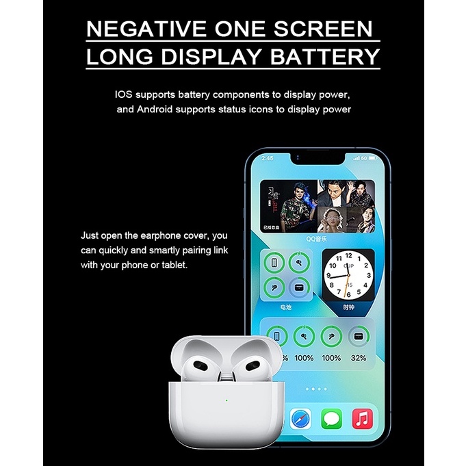 New Inpods 3 รุ่นใหม่ล่าสุด2021 11 เปลี่ยนชื่อได้ มี Gps การชาร์จแบบไร้ ...