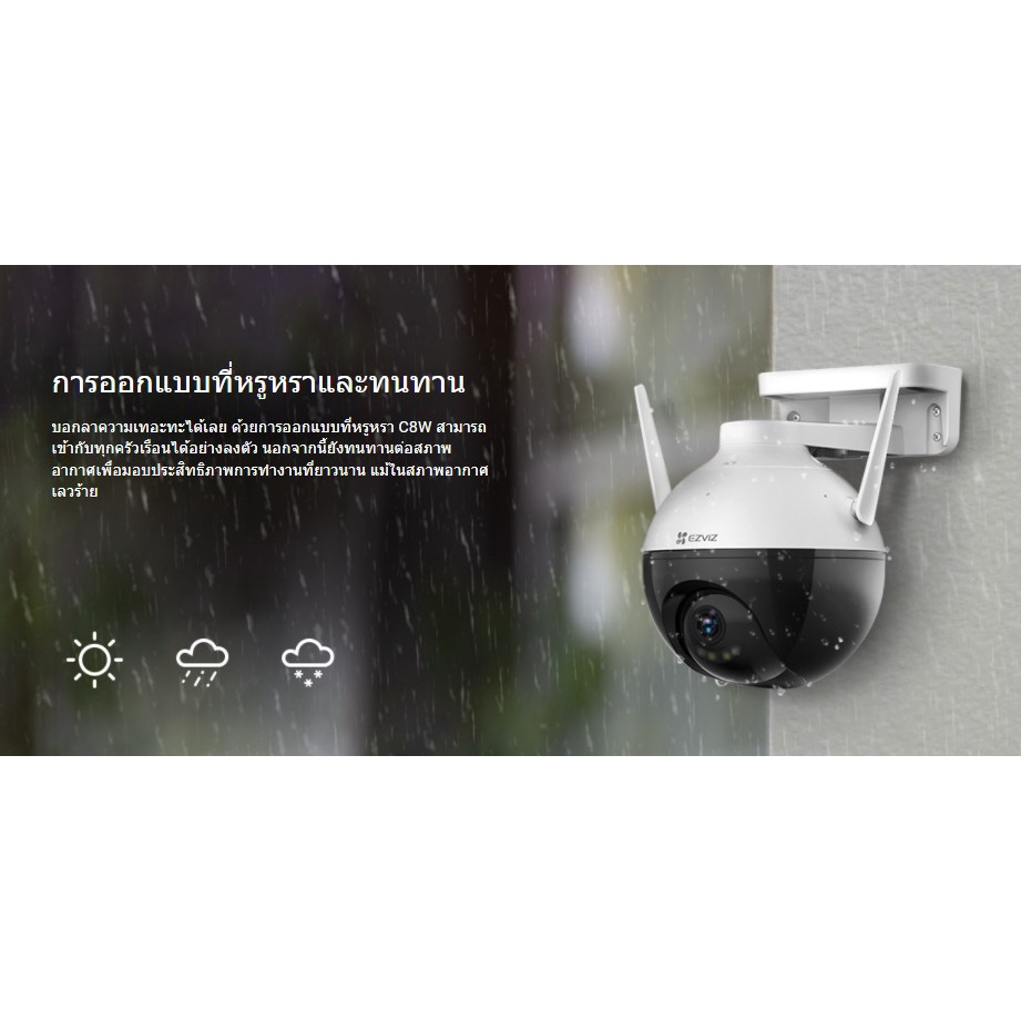 กล้อง WI-FI 2K PanTilt รุ่น CS-C8W (4MPW1) - pkitshop - ThaiPick