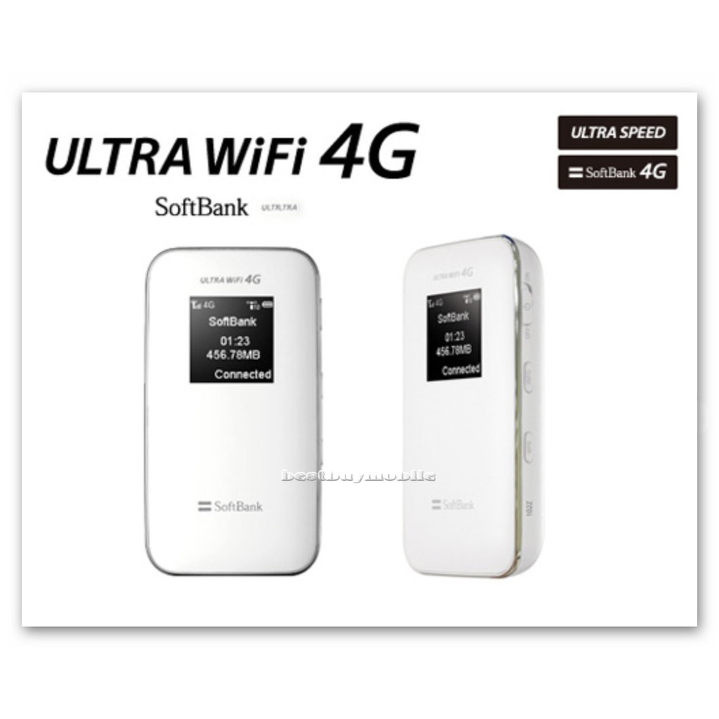 Pocket WiFi Router unlocked WiFi SoftBank 102Z Hotspot 4G LTE ** 4G ...