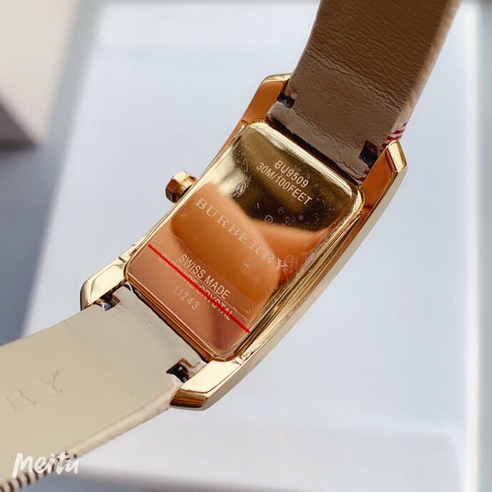 BURBERRY Pioneer Gold Dial Gold Ion-plated Ladies Watch BU9509 ...