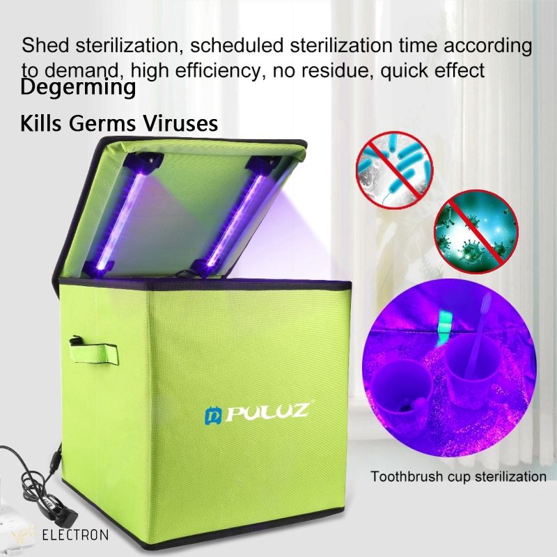 PULUZ 30cm Protective Antibacterial Degerming Kills Germs Viruses UV ...