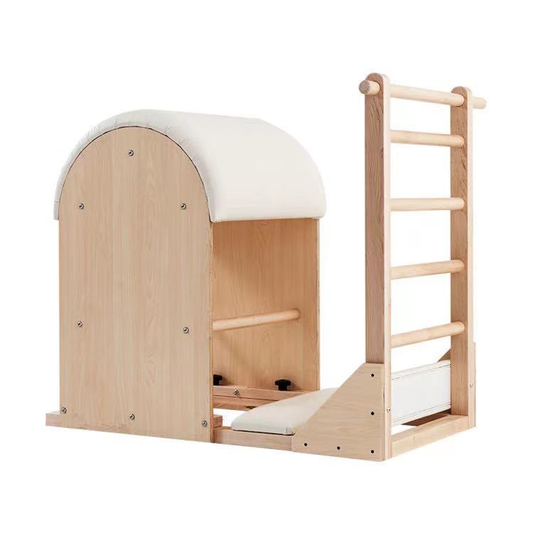พร้อมส่งดำไม้โอ้ค Pilates Ladder Barrel (Ladder Bucket) เก้าอี้ช่วยยืด ...