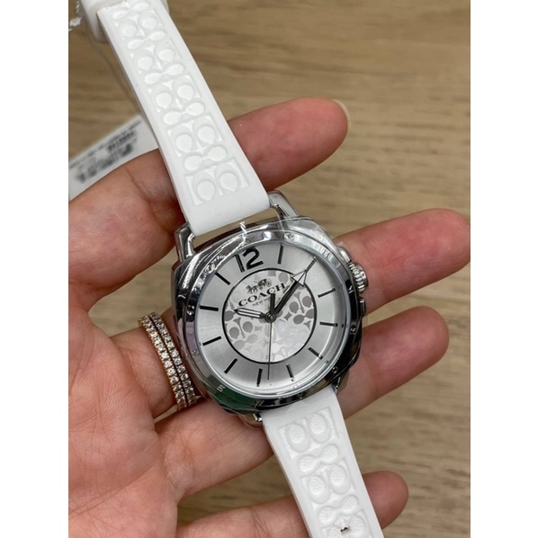 นาฬิกา Coach Boyfriend Women Watch Stainless Steel Silver Ion Plated ...