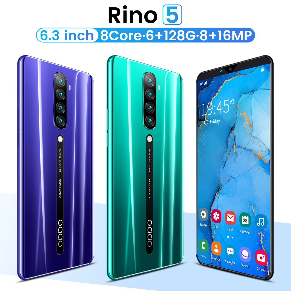 vivo Rino 5 โทรศัพท์ล่าสุดของแท้ 100% 6.3 นิ้วเต็มหน้าจอ 4G vivo สมาร์ท ...