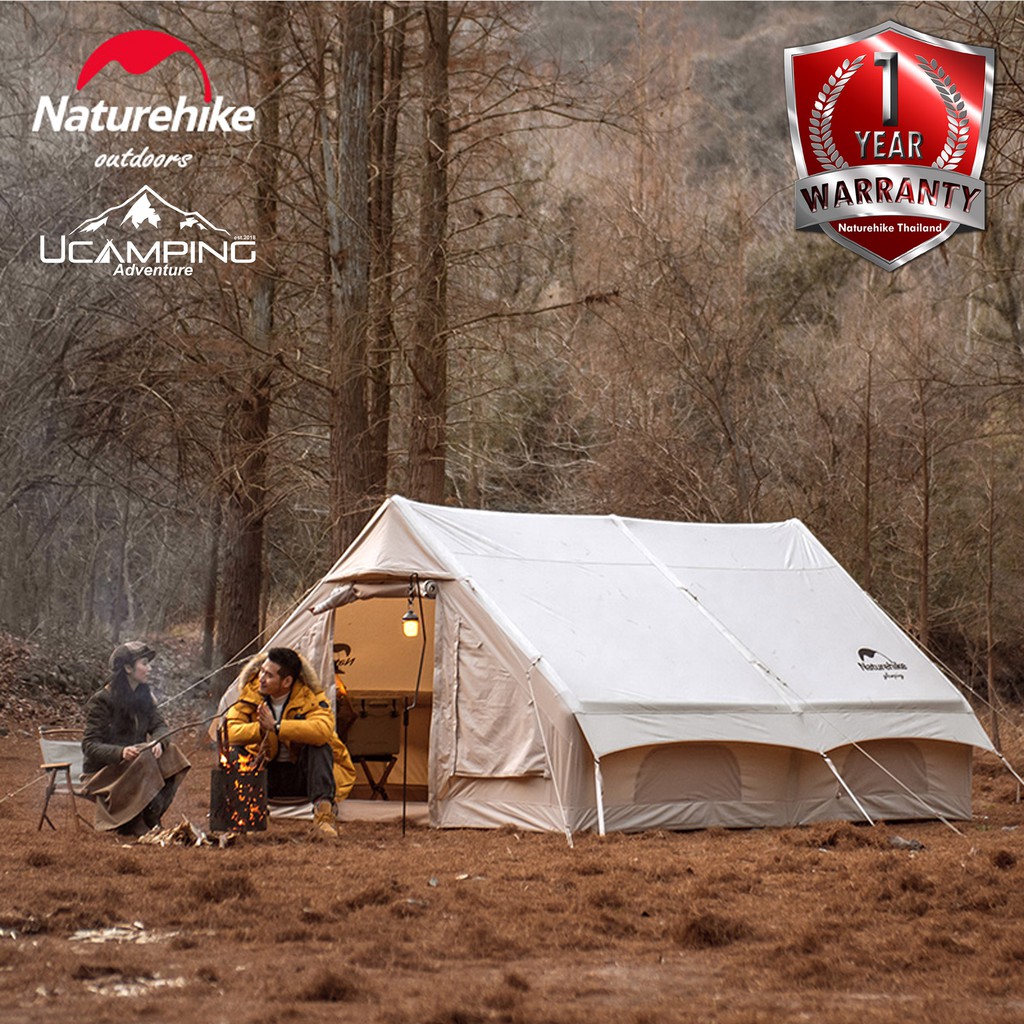 เต็นท์ Naturehike Air 12 Cotton Inflatable Tent (รับประกันของแท้ศูนย์ ...