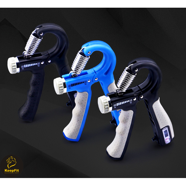 Keepfit Adjustable Heavy Grips Hand Gripper digital display Gym Power ...