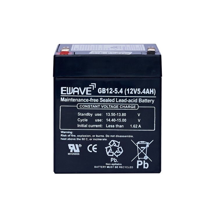 แบตเตอรี่ UPS Battery EWAVE 12V 5.4A / แบ็ต UPS รุ่น GB-12-5.4 ...