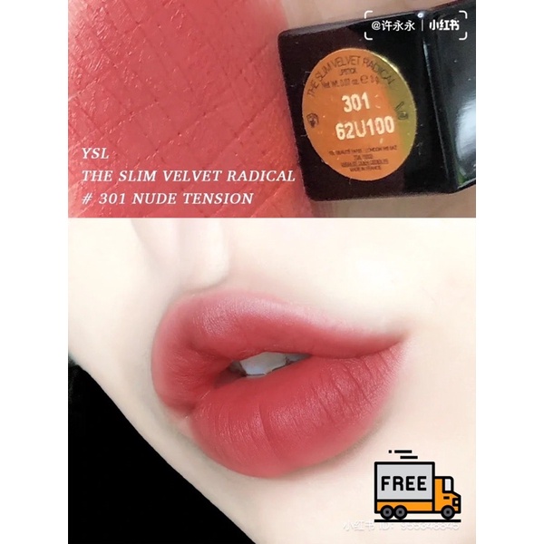 YSL THE SLIM VELVET RADICAL No. 301 | Shopee Thailand
