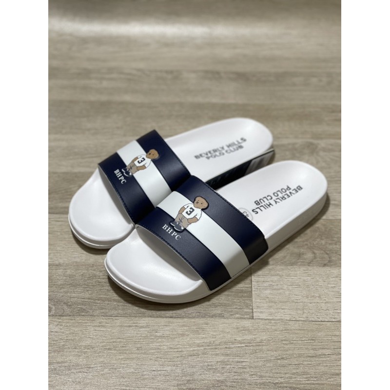 ในสต็อกจัดส่งที่รวดเร็ว BHPC slip-on sandal (whitebluebear3)รองเท้าแตะ ...
