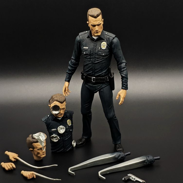 สวยของแท้ Terminator รูปรุ่น Future Warrior 6 T800 ตำรวจ T1000 ...