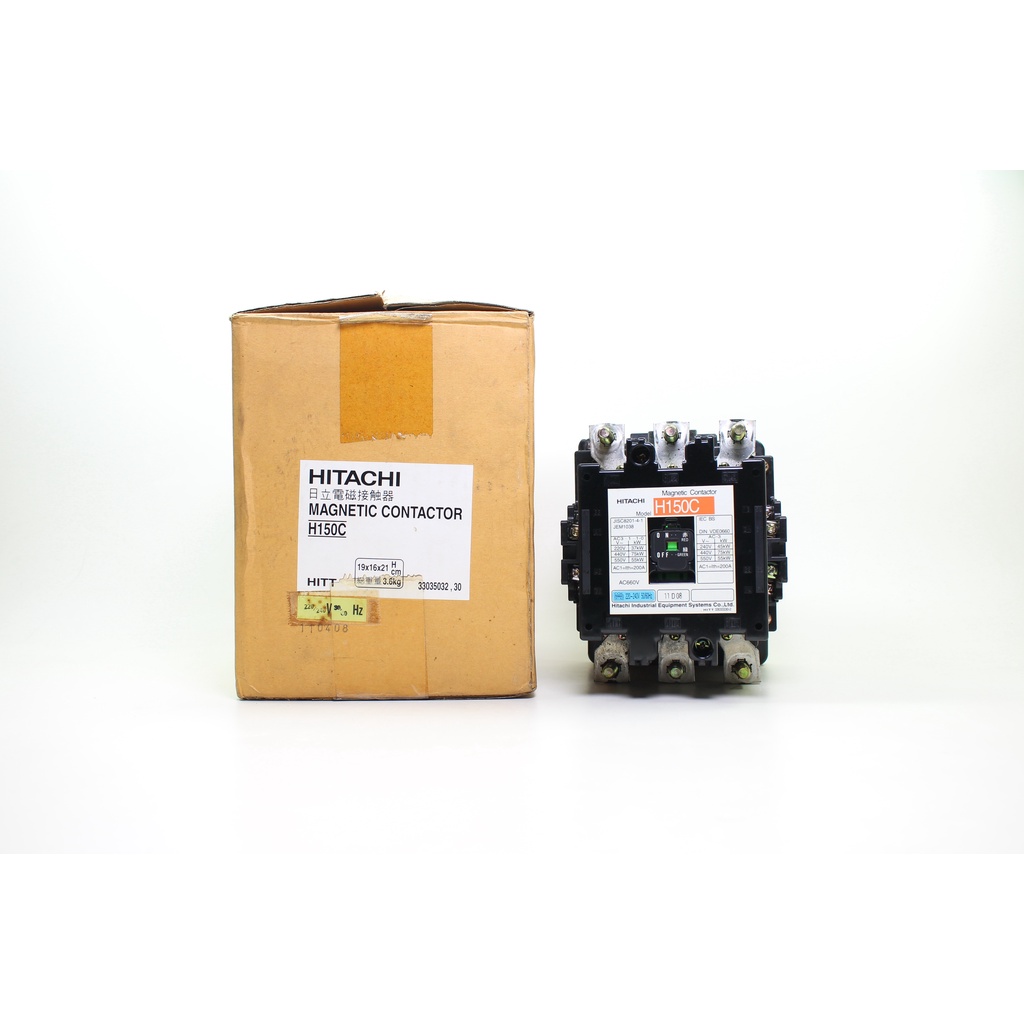 H150C HITACHI MAGNETIC CONTACTOR แมกเนติก คอนแทกเตอร์ ฮิตาชิ H100C ...