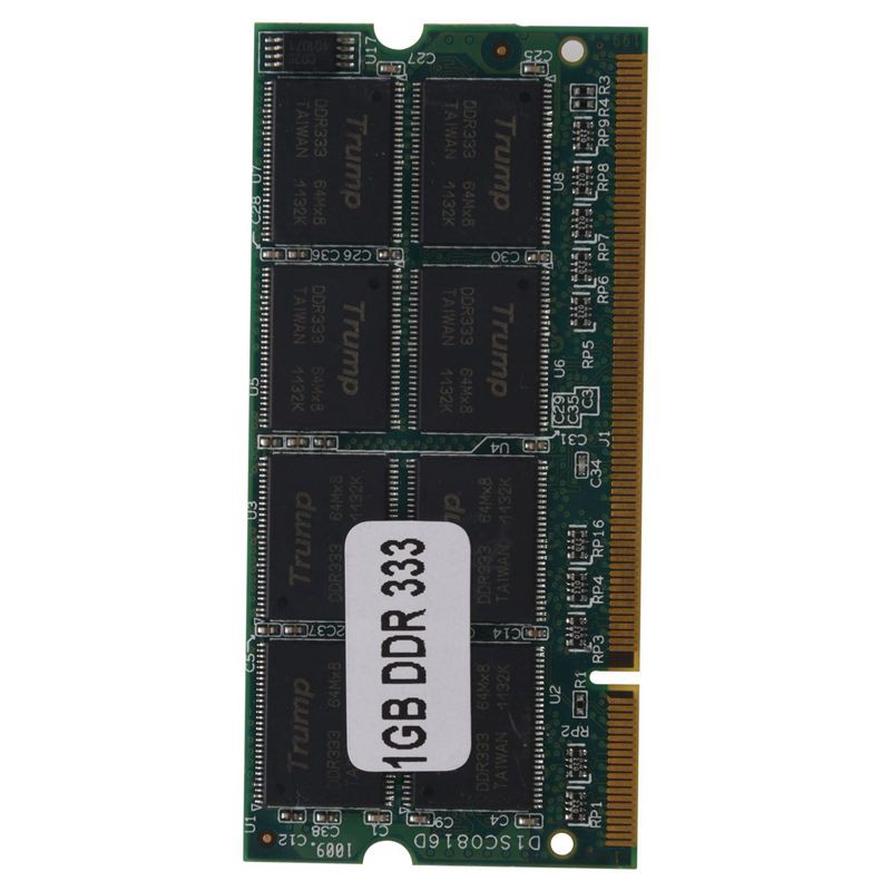 1GB 1G DDR RAM Memory Laptop 333MHZ PC2700 NON-ECC PC DIMM 200 Pin - hdhfids.th - ThaiPick