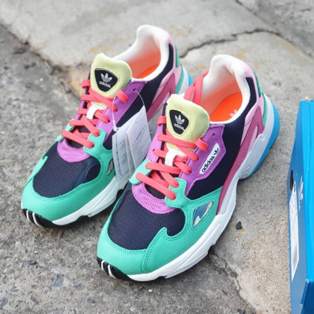 Adidas Falcon Multicolor สินค้าพร้อมกล่อง มีเก็บปลายทาง - c91br3_hgm ...