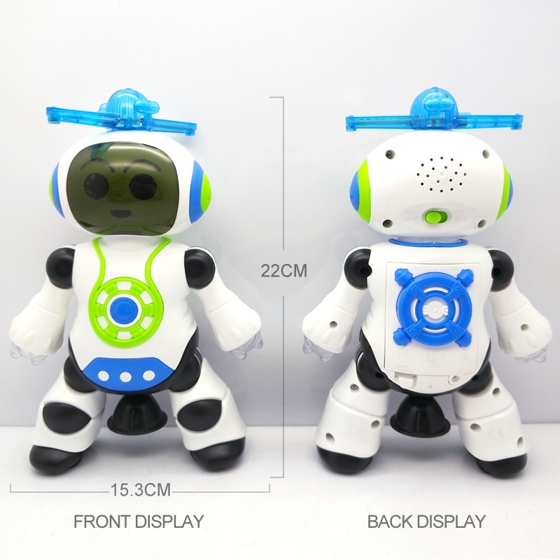 YIJUN electr Dancing Toy Robot for Children Kids Birthday Gift resent ...