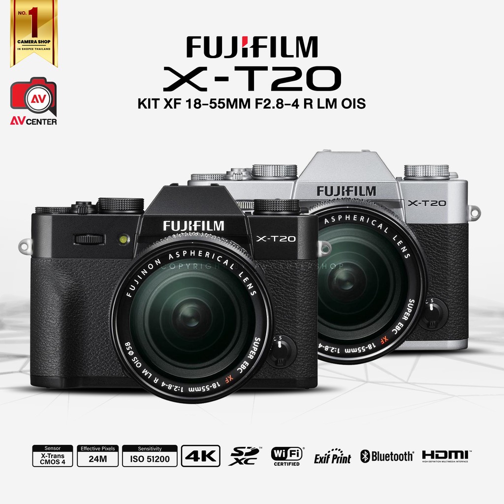 Fujifilm Camera X-T20 kit 18-55 mm. **เมนูไทย [รับประกัน 1 ปี By ...