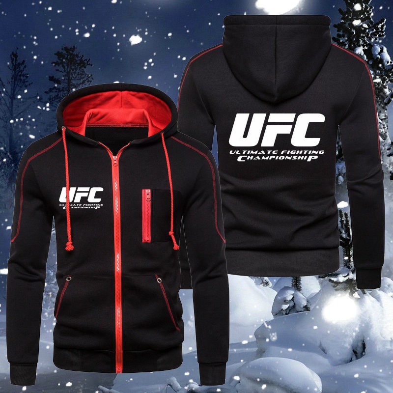 UFC Ultimate Fighting Championship MMA Gym Boxing Men Outerwear Sports ...